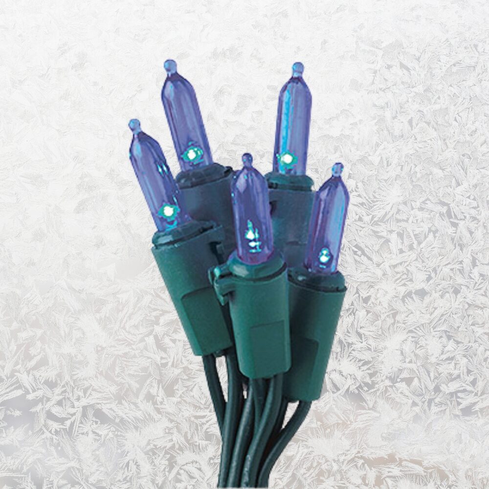 Christmas LED String Lights: Blue - Patuxent Nursery